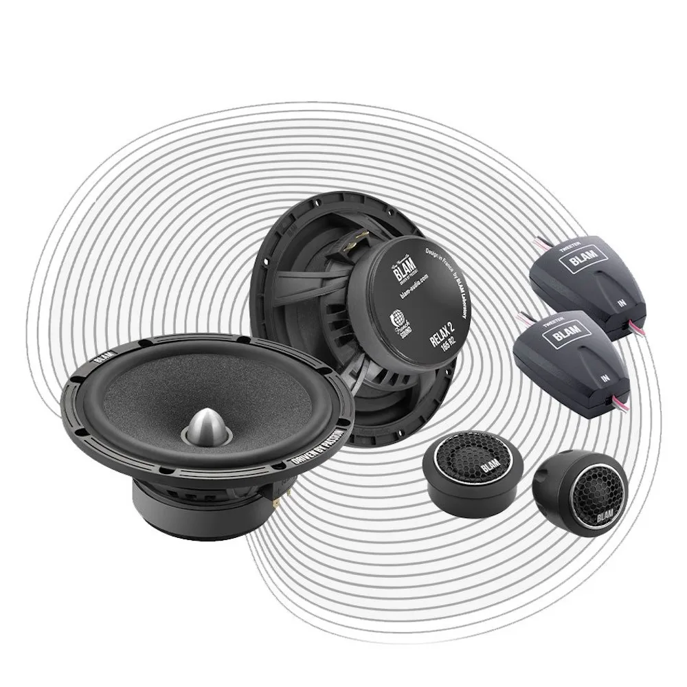 Blam Relax 165R2S 6.5 Component Speakers, 150W Peak