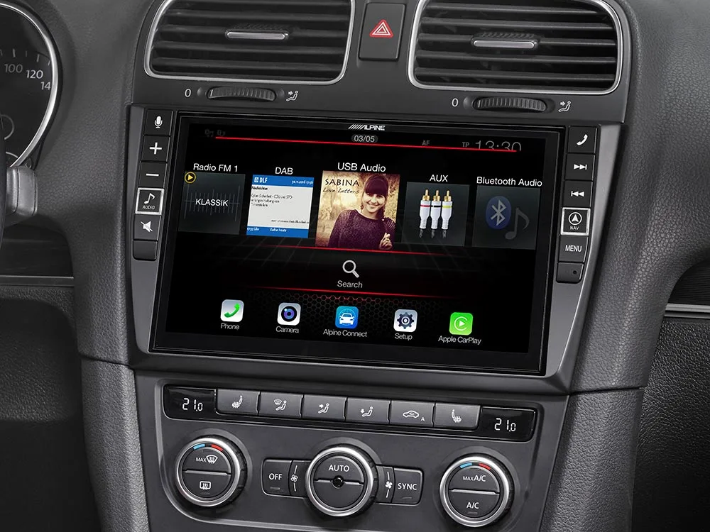 Alpine X903D-G6 Golf 6 9-inch Navigation Head Unit